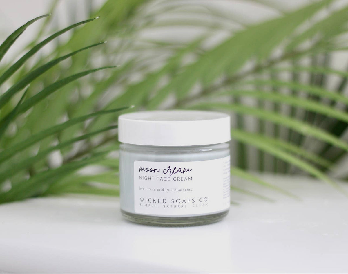 Moon Cream | Hyaluronic Acid Night Cream | Opal + Ash